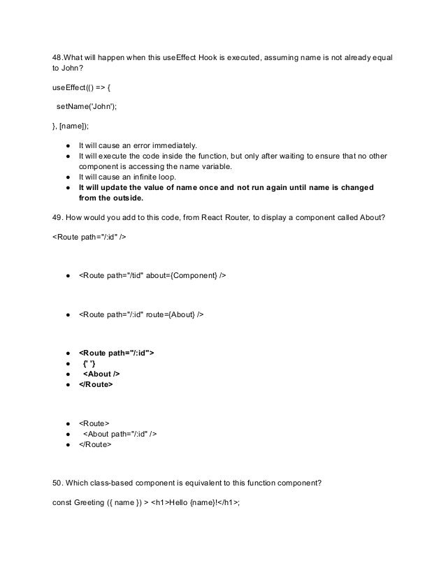 ReactJS Test Questions Answers.pdf