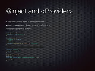 React and MobX: A Truly Reactive App | PPT