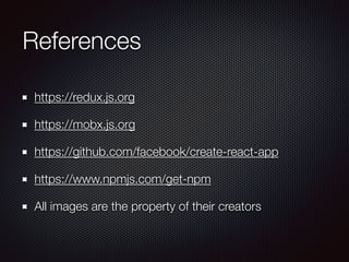 React and MobX: A Truly Reactive App | PPT