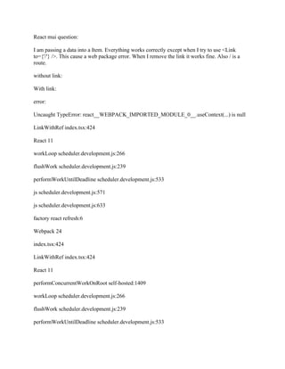 React mui question- I am passing a data into a Item- Everything works.pdf
