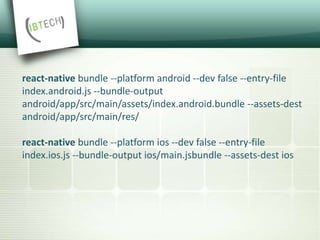 React Native | PPT