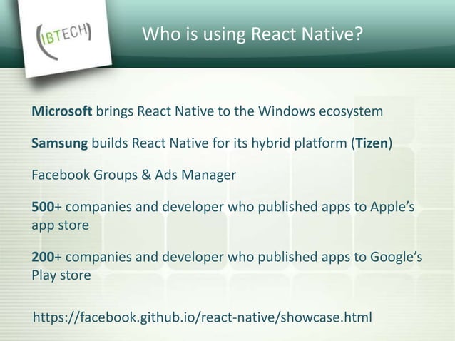 React Native | PPTX