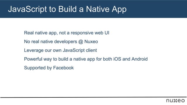 Building our App with React Native | PDF