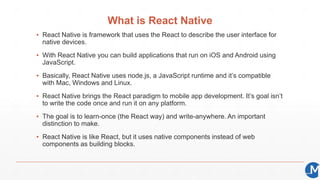 React Native - Build Native Mobile App | PPT