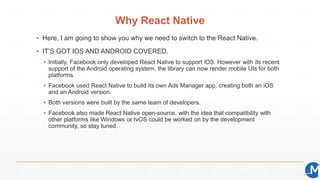 React Native - Build Native Mobile App | PPT