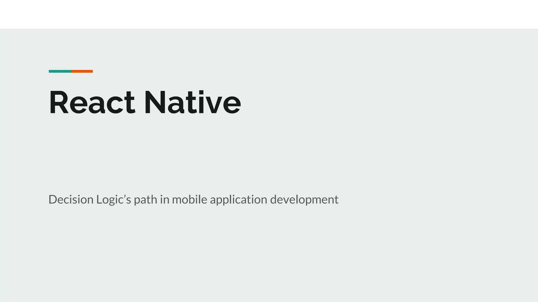 React native | PPT