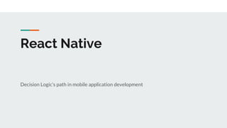 React native | PPT