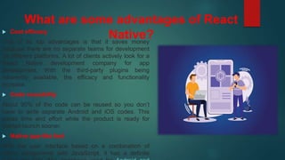 ReactNative.pptx | Web Development | Internet