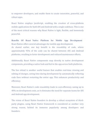 React Native’s New Architecture Decoded: How to Migrate & Benefits? | PDF