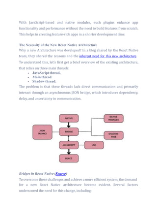 React Native’s New Architecture Decoded: How to Migrate & Benefits? | PDF