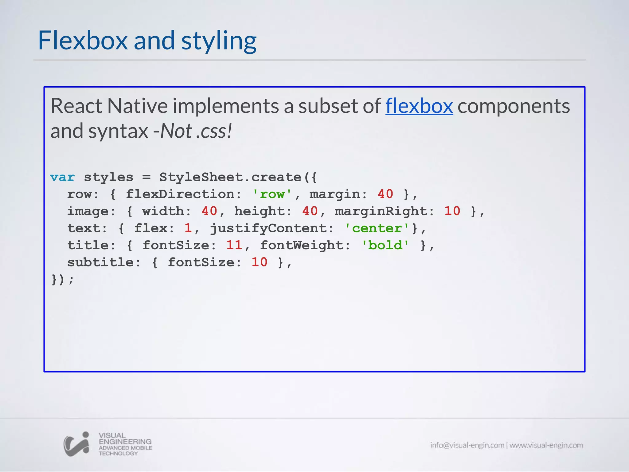 Workshop 24: React Native Introduction | PDF