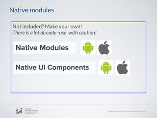 Workshop 24: React Native Introduction | PDF