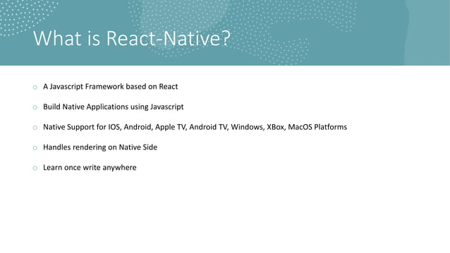 React Native | PPTX