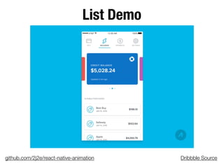 React Native Animation | PPT