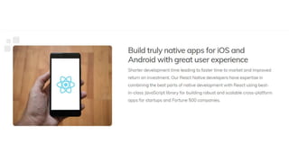 React native app development | PPT
