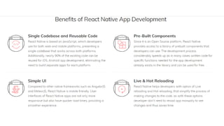 React native app development | PPT