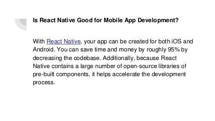 React Native App Development- 2022 Guide for Developers | PPTX
