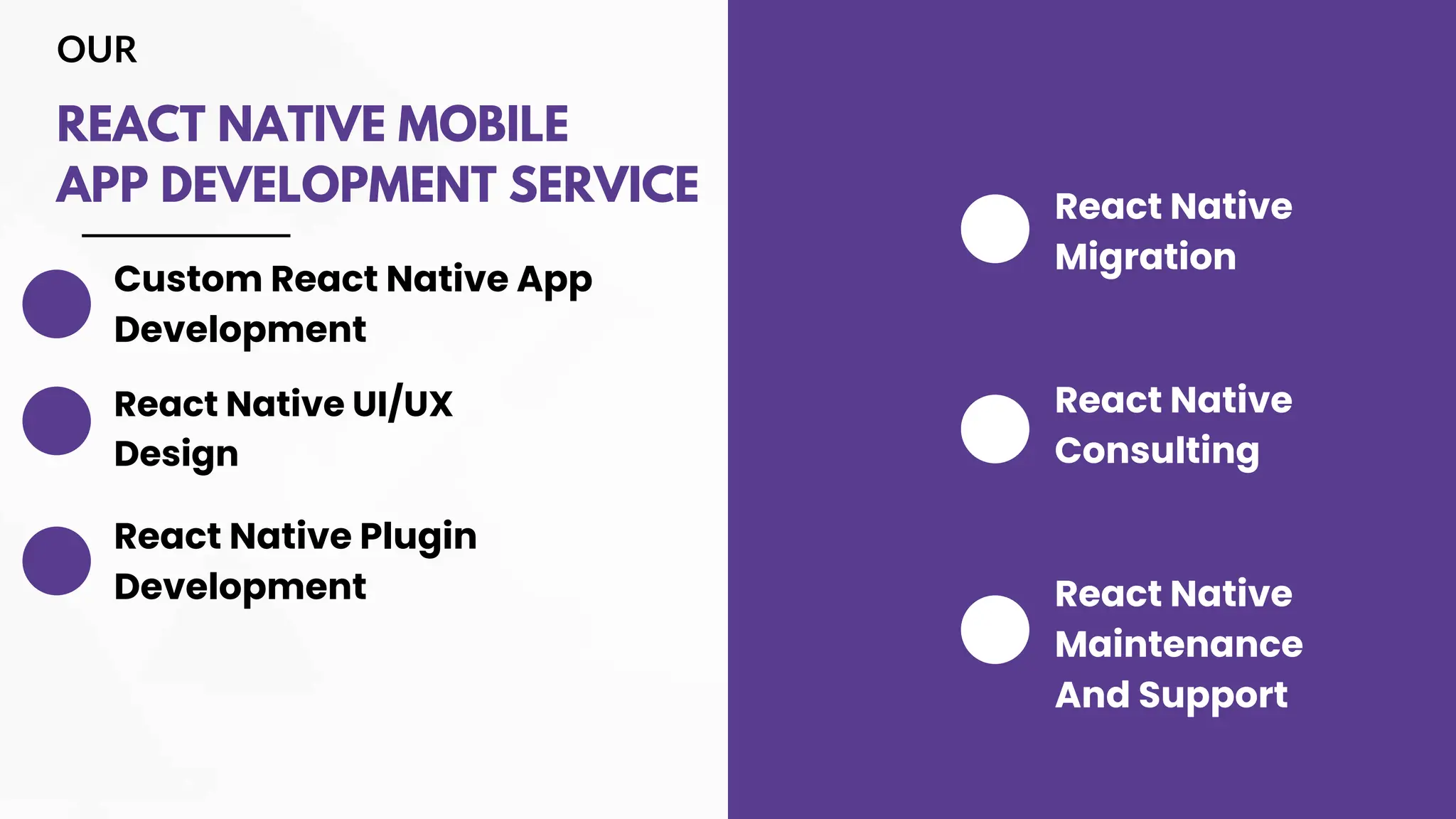 react native app development company in India | PPT