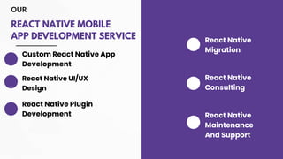 react native app development company in India | PPT