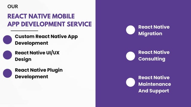 react native app development company in India | PPT