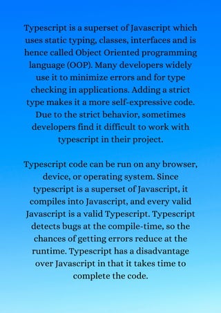 React native app with type script tutorial | PDF