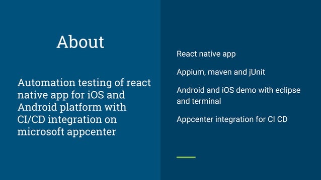 React Native Automation Testing Ppt