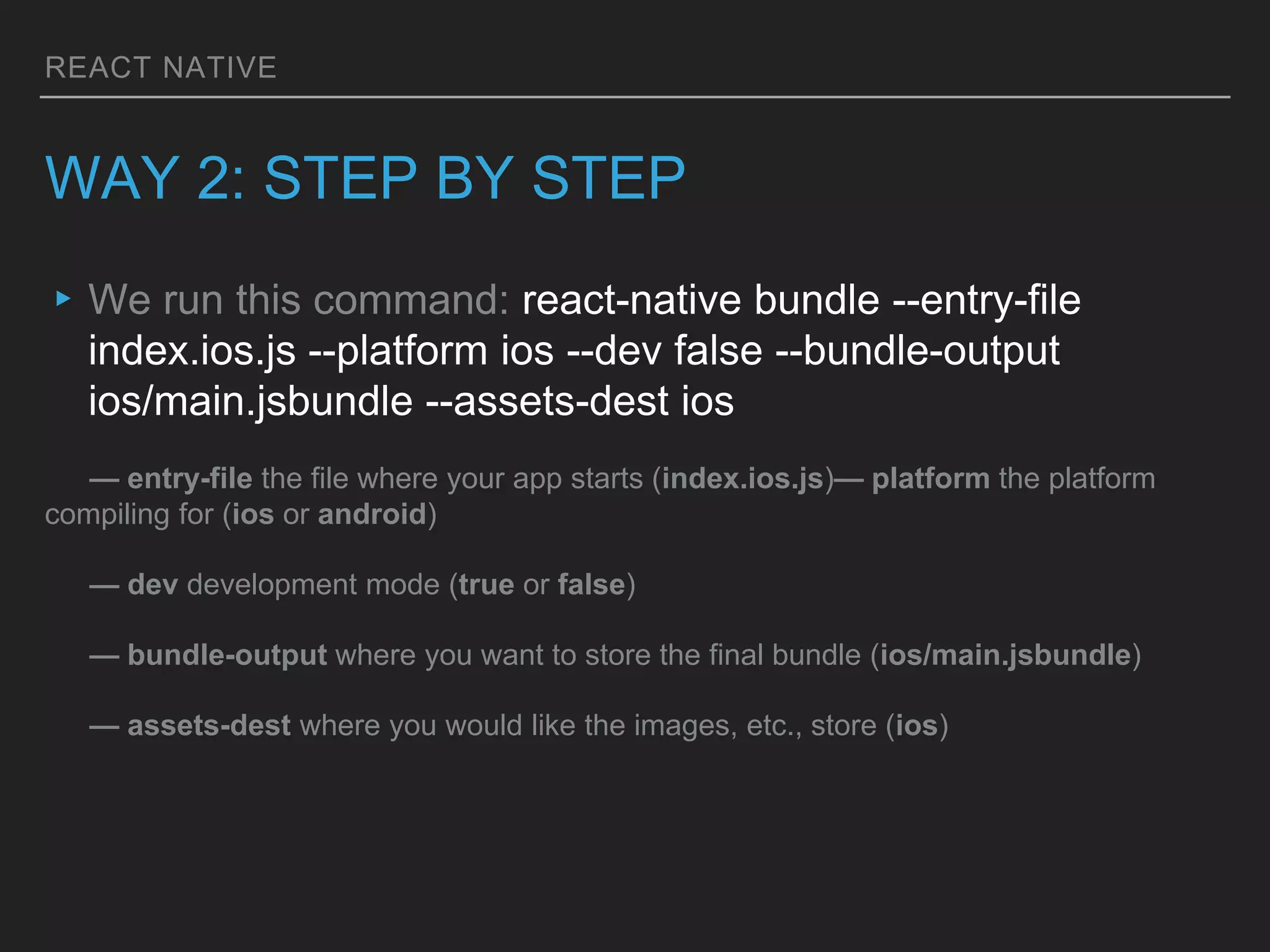 React native buildrelease | PPTX | Web Development | Internet
