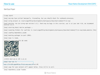 React native development with expo | PPTX