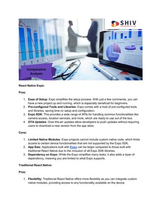 React Native Expo vs. Traditional React Native in USA: Pros and Cons | PDF