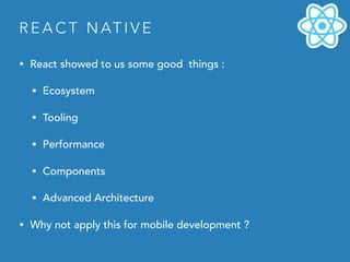 React native first impression | PPT