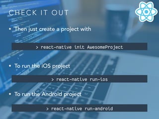 React native first impression | PPT