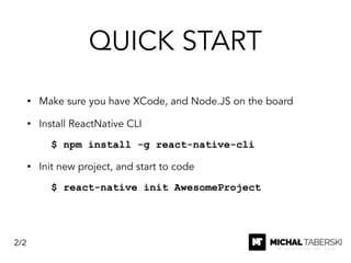 An Introduction to ReactNative | PPT