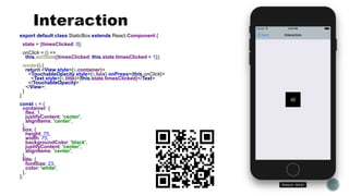 React native introduction | PPT