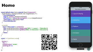 React native introduction | PPT