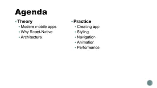 React native introduction | PPT