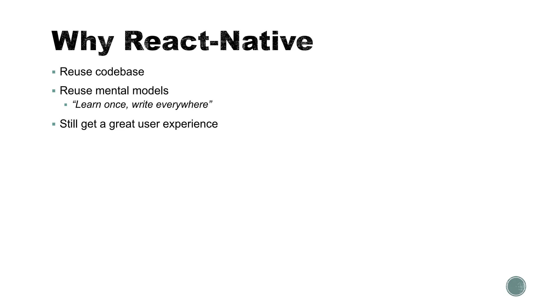 React Native Introduction Ppt 