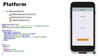 React native introduction | PPTX | Web Development | Internet
