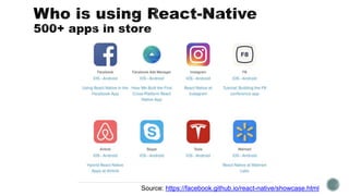 React native introduction | PPTX | Web Development | Internet