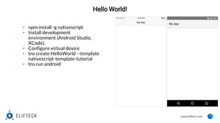 React Native & NativeScript | PPT