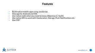 React Native & NativeScript | PPT