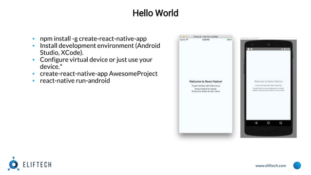 React Native & NativeScript | PPT | Free Download