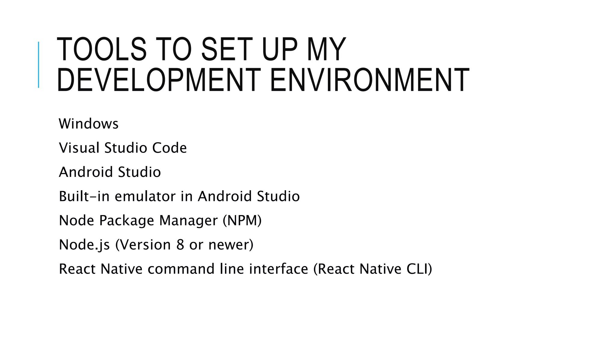 React native on windows | PPTX