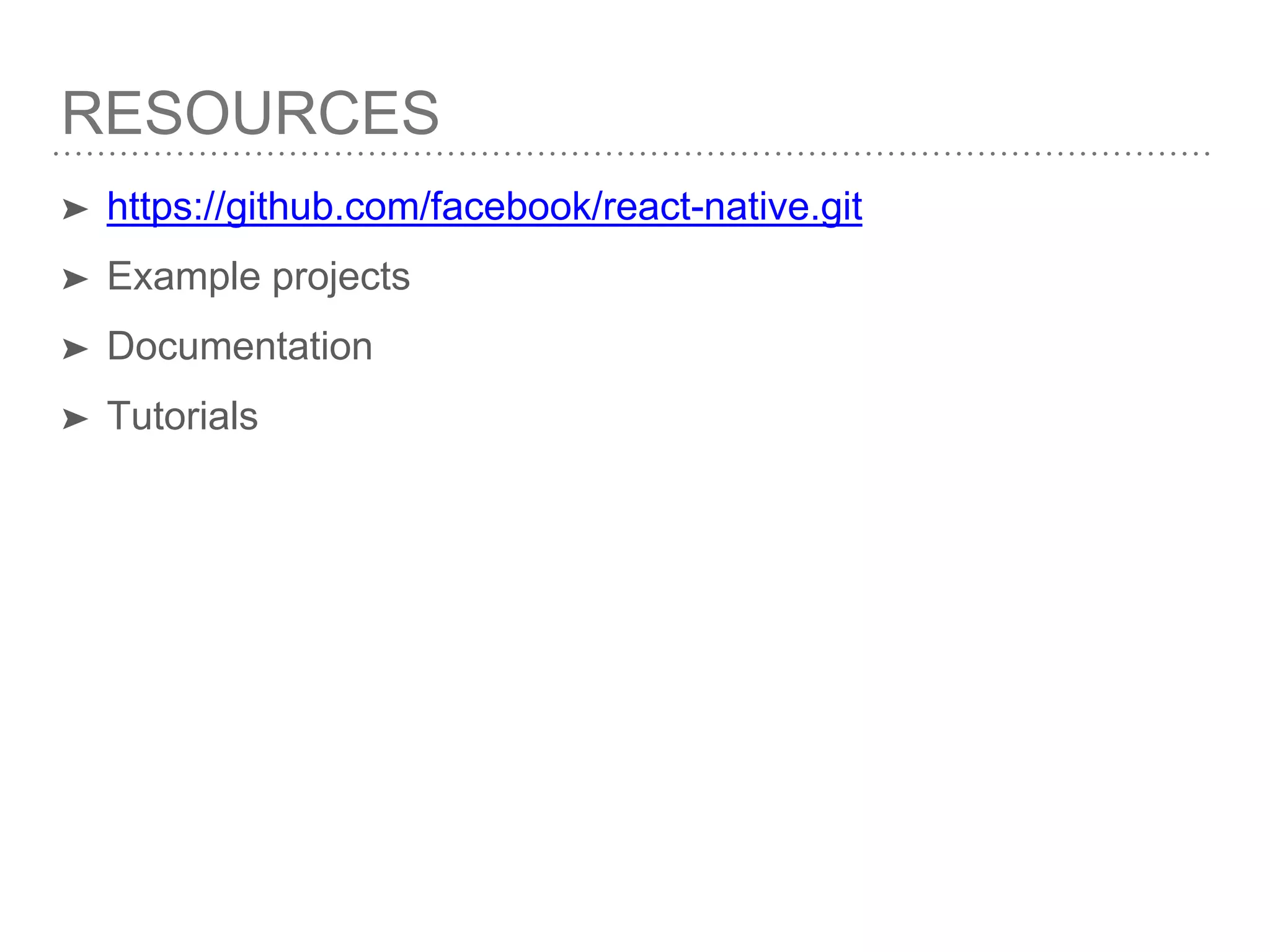 React Native Intro | PPT