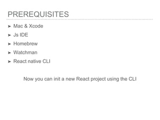 React Native Intro | PPT