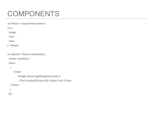 React Native Intro | PPT