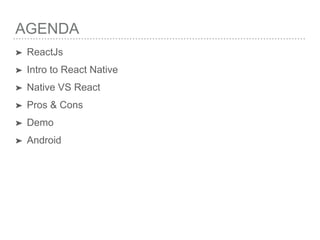 React Native Intro | PPT