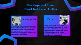 React Native vs. Flutter for Healthcare App Development | PPT