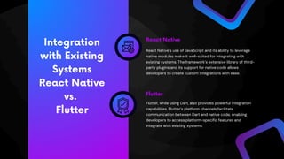 React Native vs. Flutter for Healthcare App Development | PPT