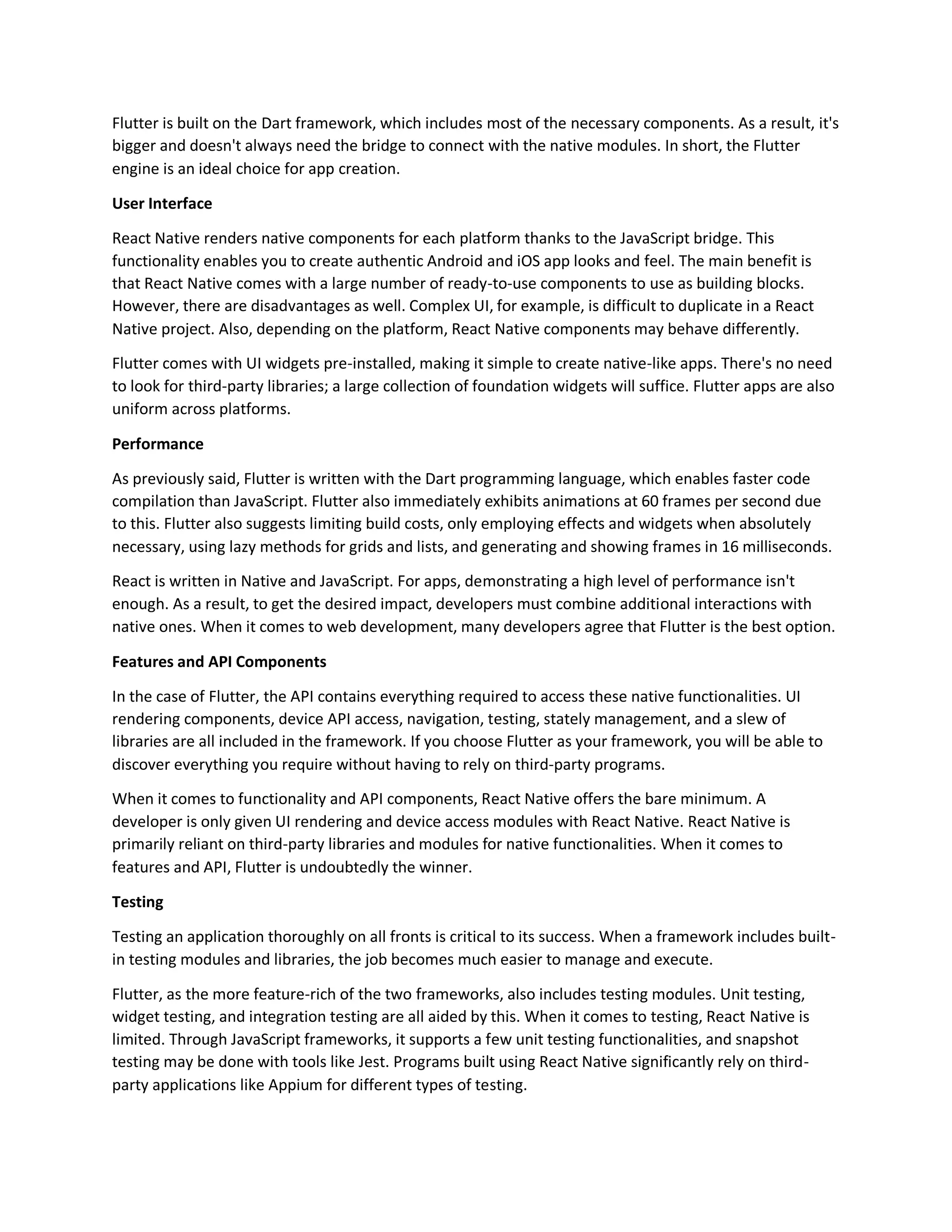 React Native Vs Flutter Which One You Should Choose Pdf