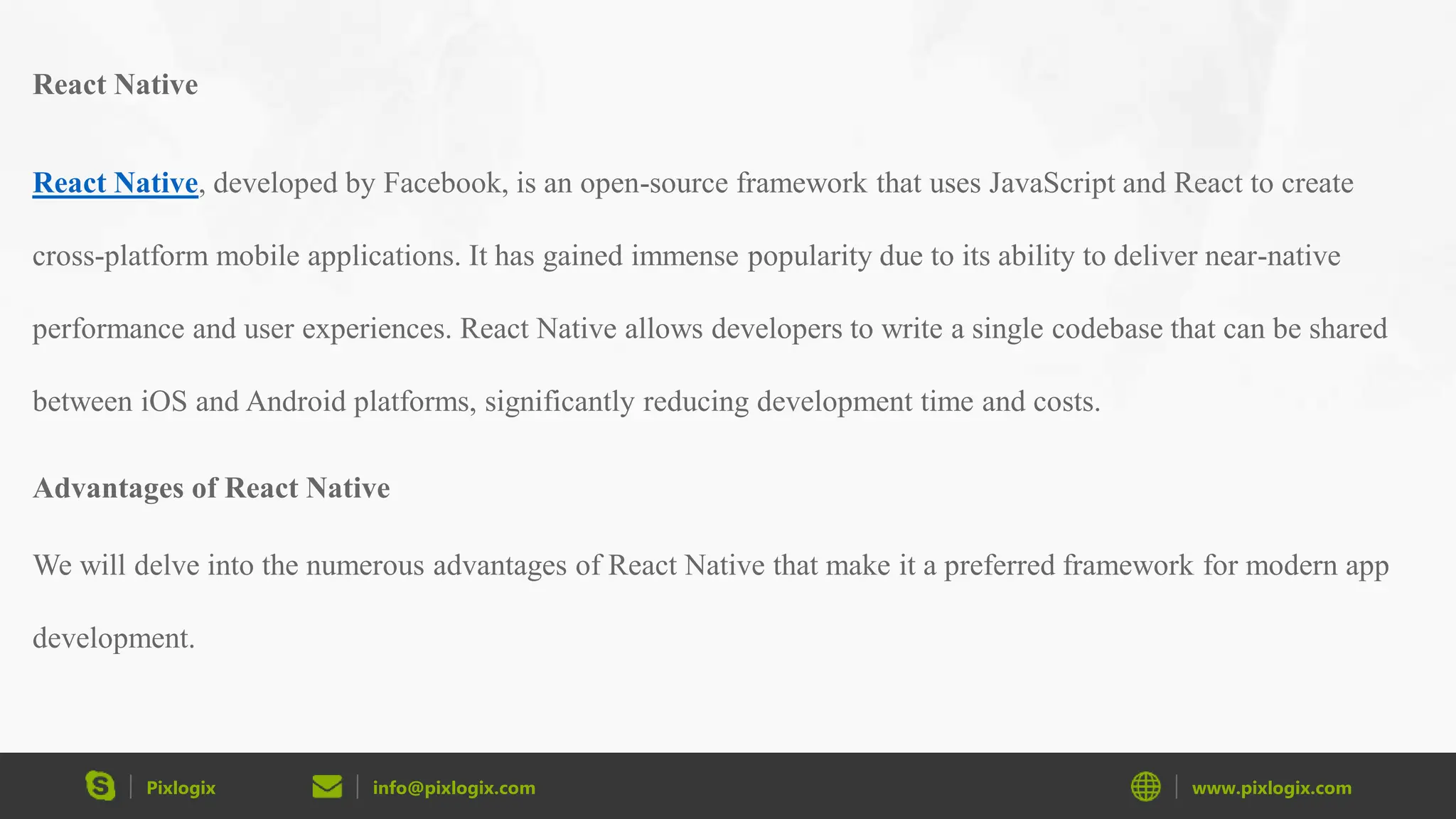 React Native Vs Ionic The Best Mobile App Framework Ppt 9621